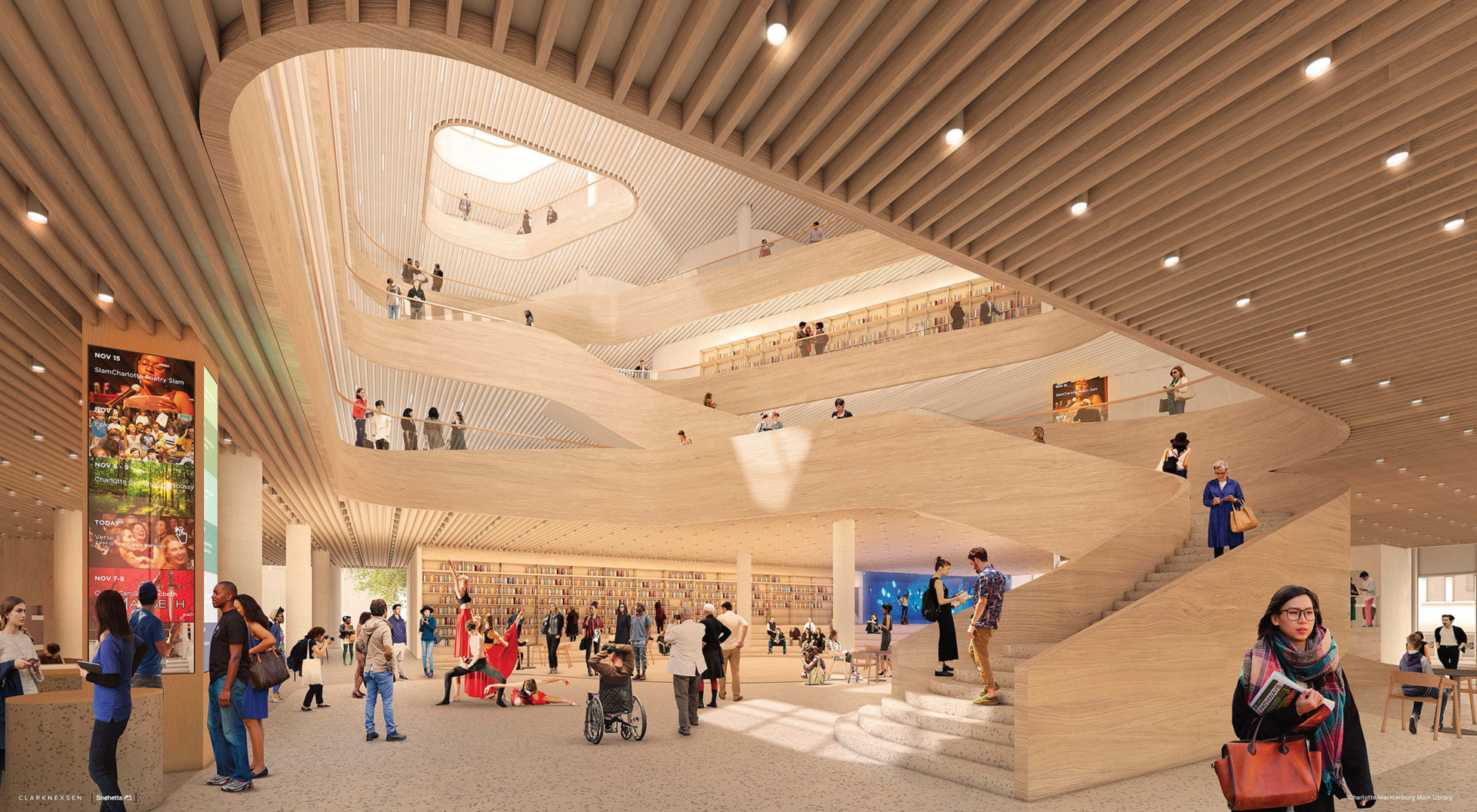 Snøhetta and Clark Nexsen Reveal Design for Charlotte’s New Main ...