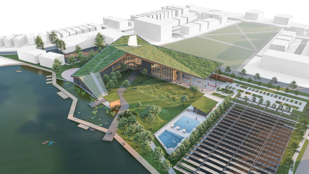 Recreation Center Concept Features Net Zero Design Strategies - Clark ...